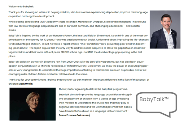 Baby Talk | Create Partnership Trust